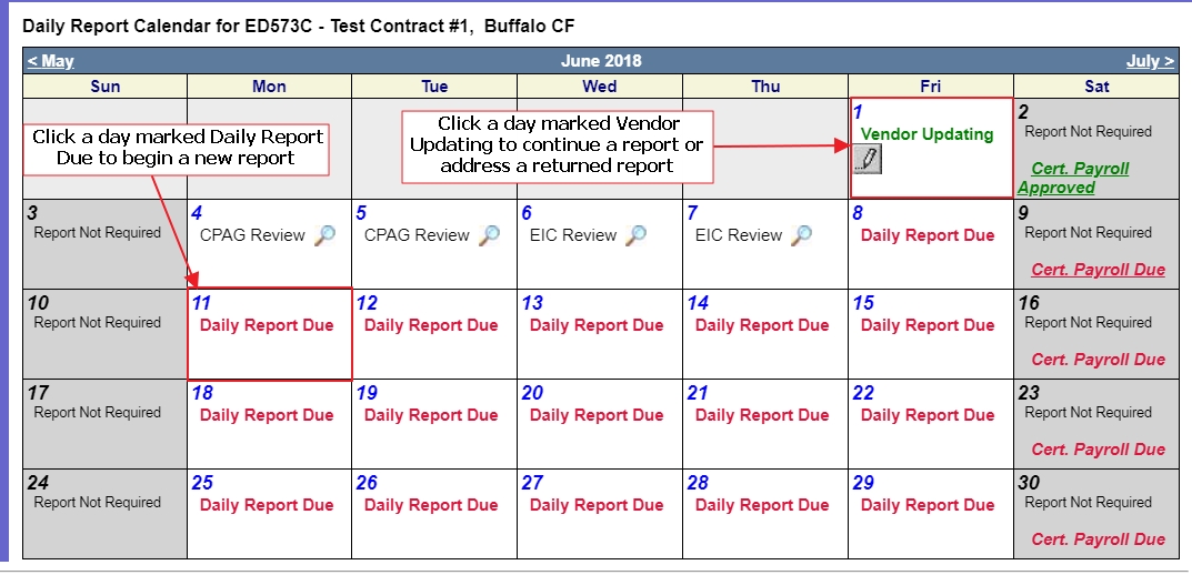 Introduction to Daily Reports